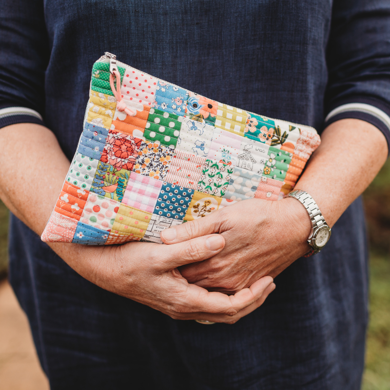 Patch pouch PDF pattern | The Sewing Department